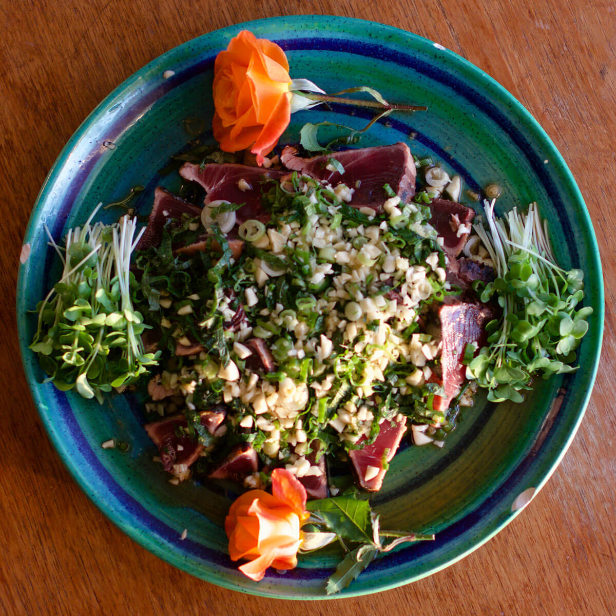 Katsuo no Tataki: Seared Bonito Sashimi with Garlic – Thanks for the Meal