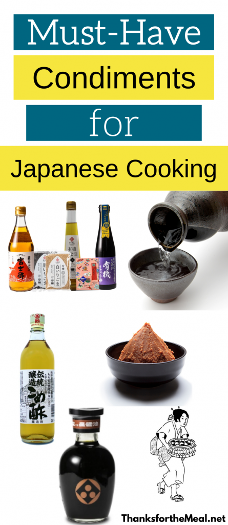 My Favorite Condiments for Japanese Cooking - Thanks for the Meal
